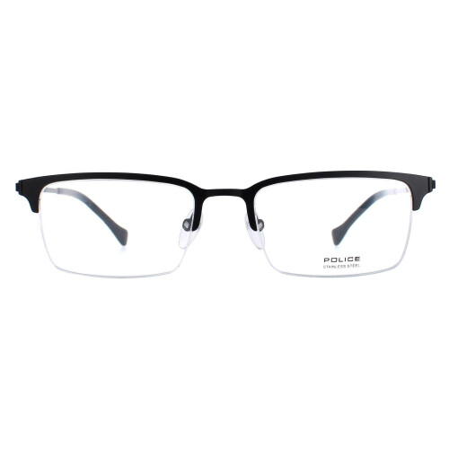 Police Glasses Frames Score 2 VPL290 06AA Black Men on OnBuy