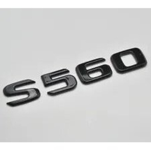 For Mercedes Benz S560 Gloss Black Rear Boot Trunk Letter Number Badge ...