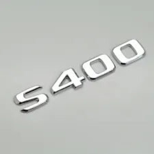 For Mercedes Benz S400 Chrome Silver Rear Boot Trunk Letter Number ...