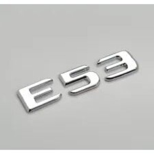 For Mercedes Benz E53 Chrome Silver Rear Boot Trunk Letter Number Badge ...