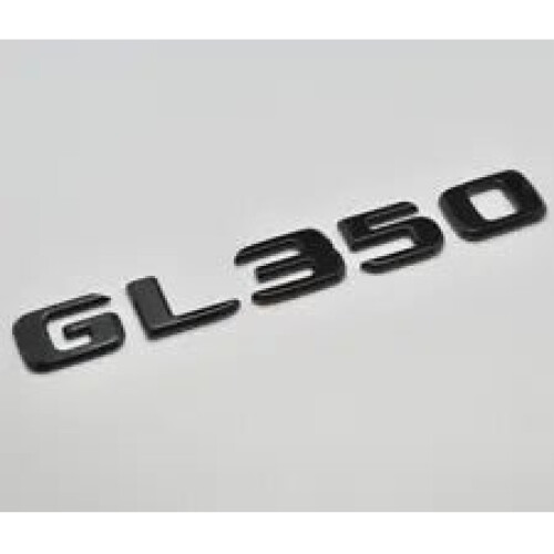 For Mercedes Benz GL350 Gloss Black Rear Boot Trunk Letter Number Badge ...