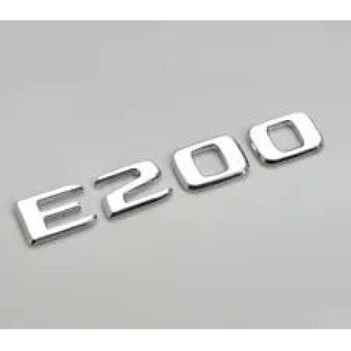 For Mercedes Benz E200 Chrome Silver Rear Boot Trunk Letter Number ...