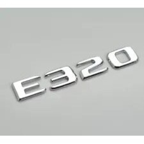 For Mercedes Benz E320 Chrome Silver Rear Boot Trunk Letter Number ...