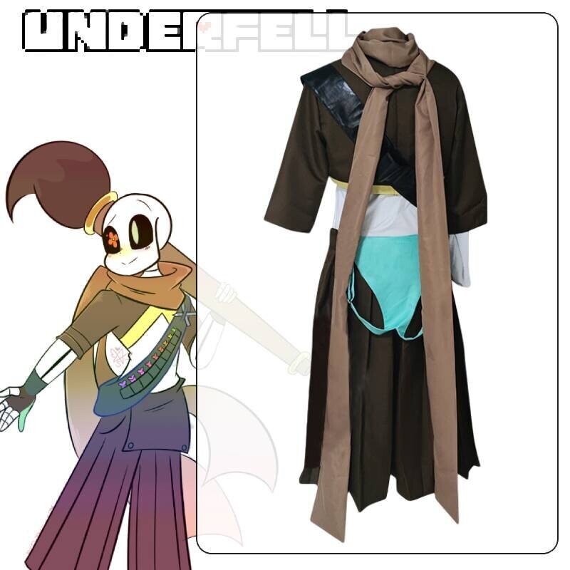 Undertale Cartoon Sans Cosplay Costume Set Halloween Carnival Dressup ...