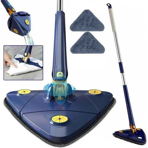 360° Rotatable Adjustable Cleaning Mop Extendable Triangle Mop on OnBuy