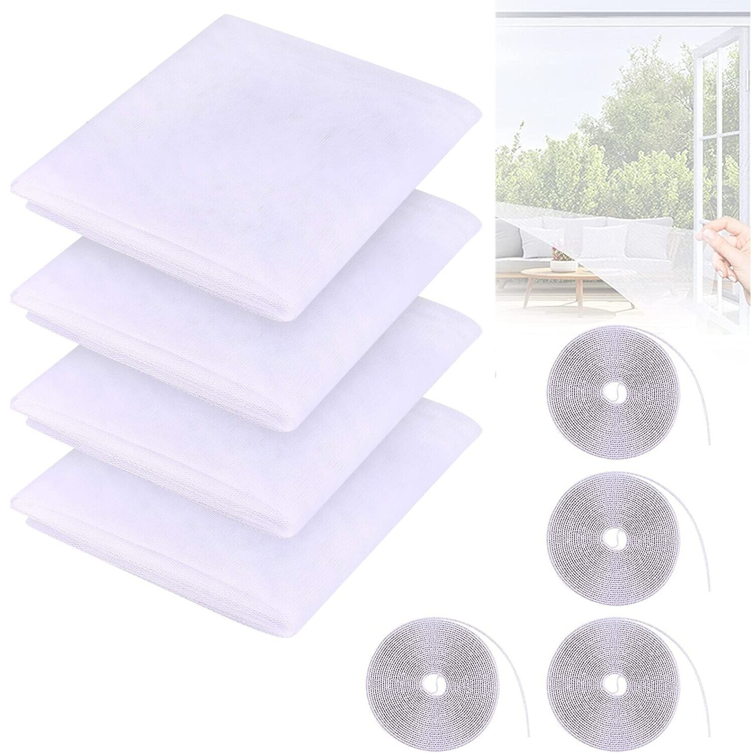 INSECT SCREEN Window Mesh Net Fly Bug Mosquito Moth Door Tape Netting ...