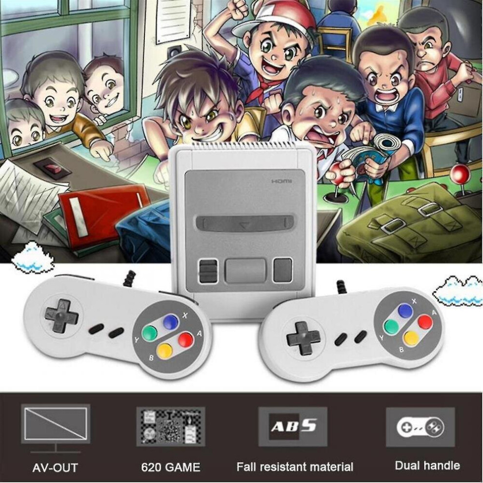 Retro Mini Tv Game Console Built-in 620 Classic Games Snes Game Console ...