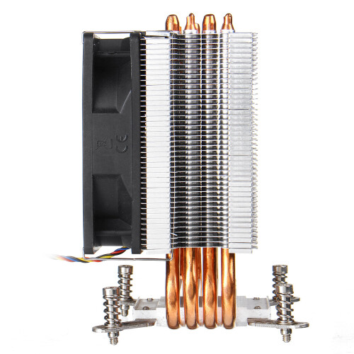 4 Copper Heatpipes CPU Cooler 9cm Quiet Fan Radiator 3 4Pin Cooling Fan ...