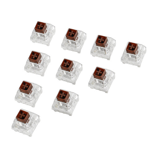 10Pcs Kailh BOX Brown Switch Keyboard Switches for Mechanical Gaming ...