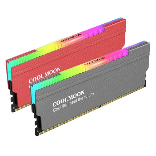COOLMOON Memory Vest ARGB Desktop Computer Memory Bar Cooling Divine ...