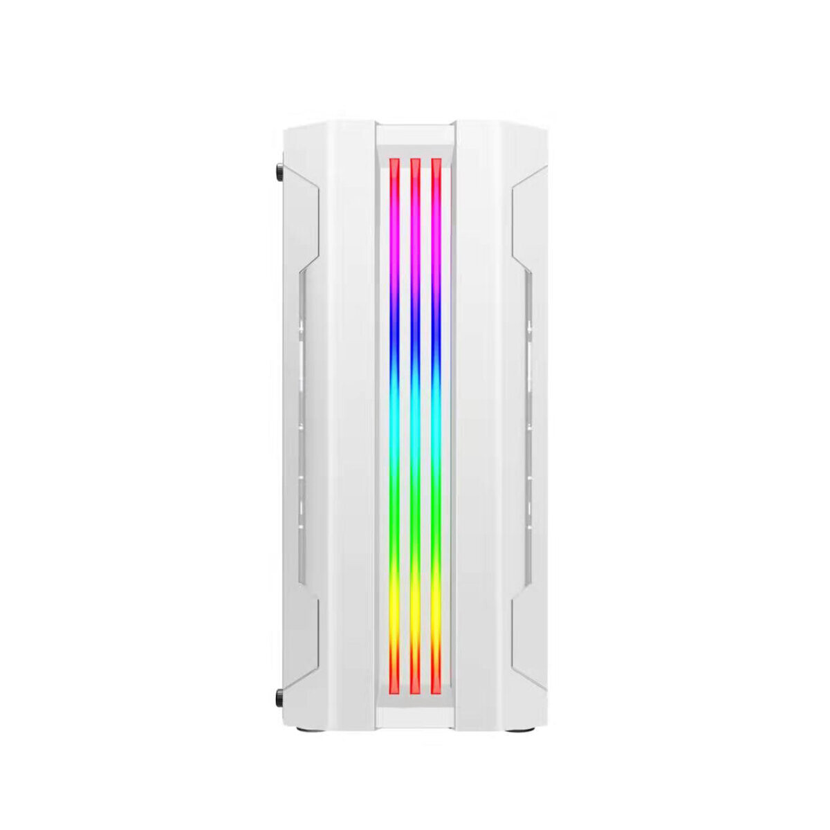 Gaming Case ATX Computer PC Cases with 280mm LED Rainbow Fan Desktop ...