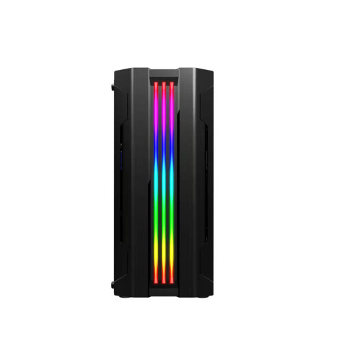 Gaming Case ATX Computer PC Cases with 280mm LED Rainbow Fan Desktop ...