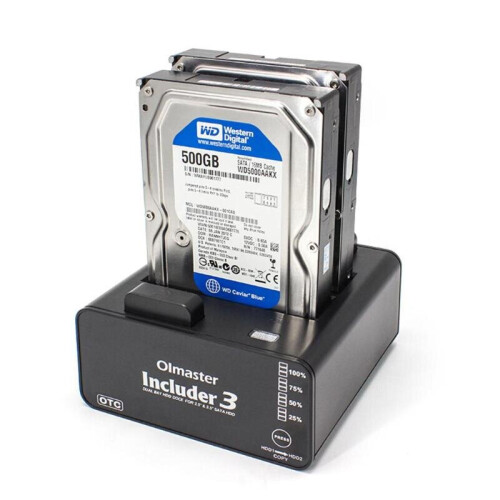 Olmaster Dual Bay SATA to USB 3.0 External Hard Drive Docking Station ...