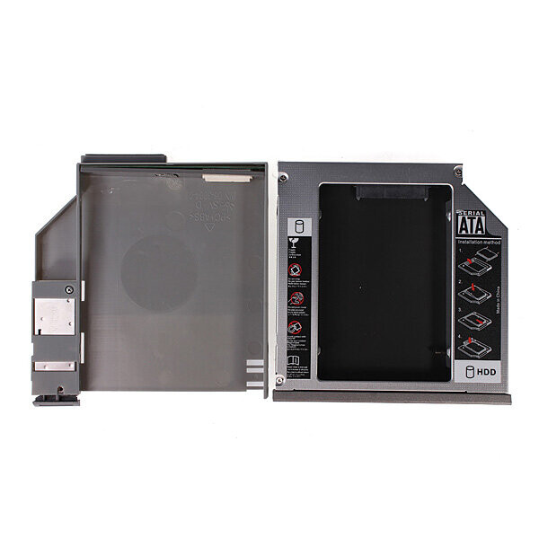 SATA 2nd HDD CD DVD ROM Hard Drive Caddy for DELL D600 D610 D620 D630 ...