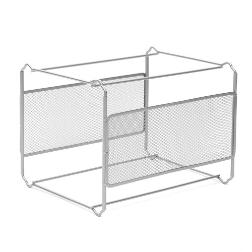 6351 Iron Grid A4 File Shelf File Organizer Document Trays Bookshelf ...
