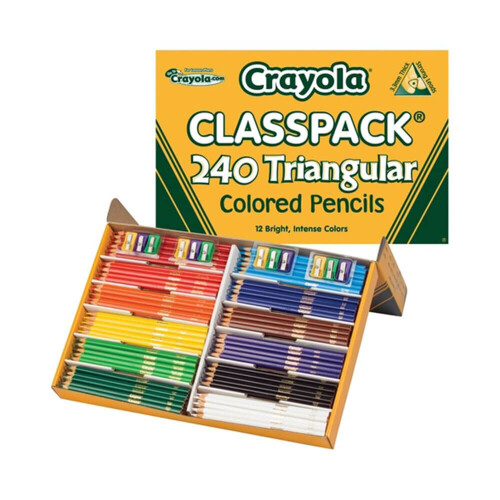 Crayola Triangular Coloured Pencil Class Pack on OnBuy