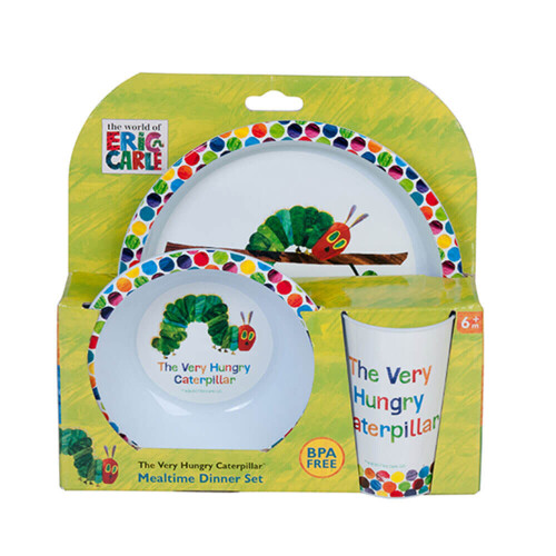 Eric Carle Very Hungry Caterpillar 3-Piece Dinner Set on OnBuy