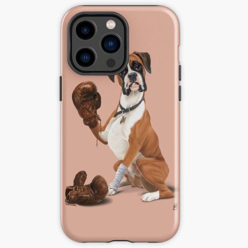 Phone Case The Boxer (Colour) for iPhone Samsung 14 13 12 11 Plus Pro ...