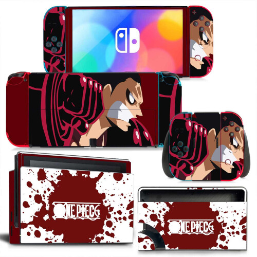 One Piece Monkey D. Luffy Skin Cover Sticker Decal for Nintendo Switch ...