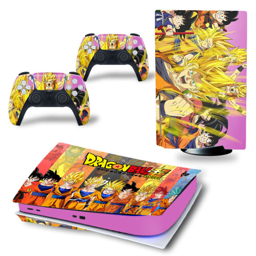 Anime Dragon Ball Goku PS5 Disk Skin Sticker Decal Cover for ...