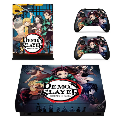 Demon Slayer Kimetsu no Yaiba Cover Skin Console & Controller Decal ...