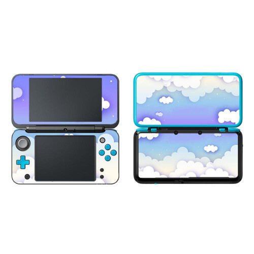 Pure Blue White Cloud Decal Skin Sticker Cover for New 2DS LL XL Skin ...