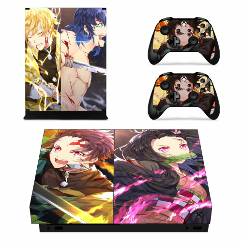 Demon Slayer Kimetsu no Yaiba Cover Skin Console & Controller Decal ...