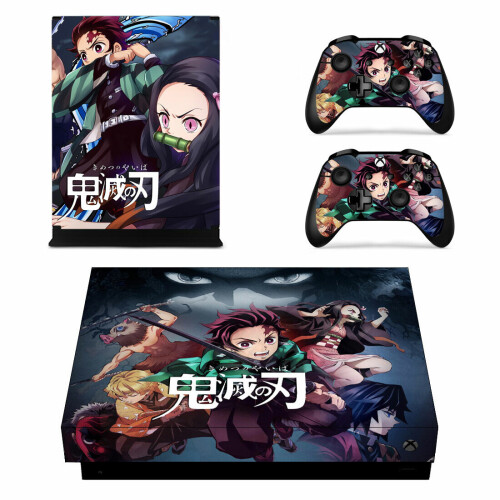 Demon Slayer Kimetsu no Yaiba Cover Skin Console & Controller Decal ...