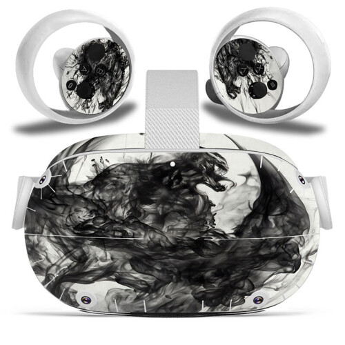 #0390 Skin Sticker for Oculus Quest 2 VR Headset Controller PVC Decals ...