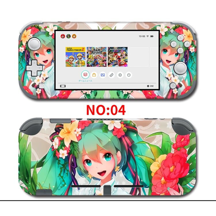 Japanese Anime Game Sexy Girl Protector Skin Sticker For Nintendo ...