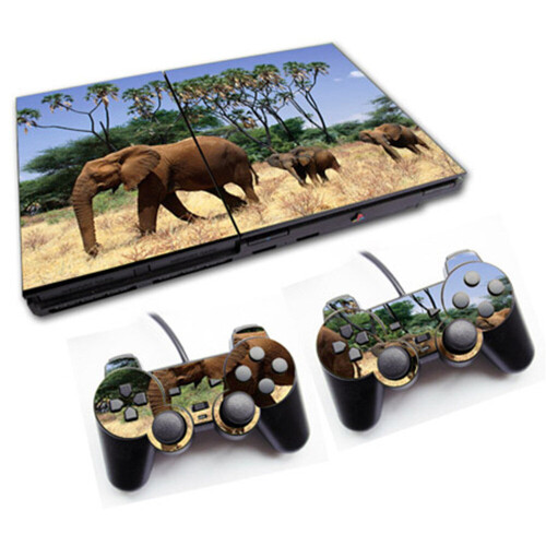 beatiful design for ps2 slim 70000 series console sticker decal for ps2 ...