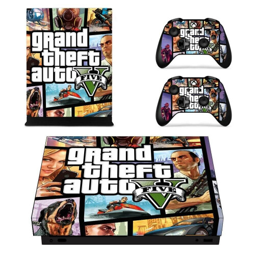 Grand Theft Auto V GTA 5 Game Cover Skin Console & Controller Decal ...