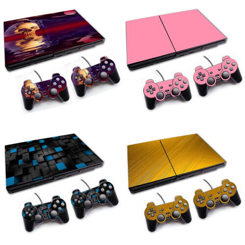beatiful design for ps2 slim 70000 series console sticker decal for ps2 ...