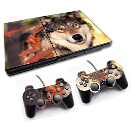 beatiful design for ps2 slim 70000 series console sticker decal for ps2 ...