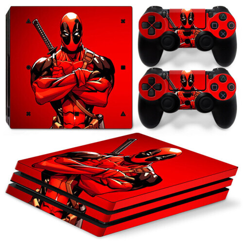 Marvel Spider Man Lron Man Skin Sticker for PS4 Slim Console and 2 ...