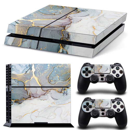 GAMEGENIXX Skin Sticker Marble Texture Decal Cover Full Set for PS4 ...
