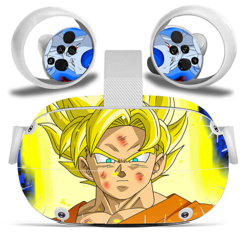 Dragon Ball Goku Skin Sticker For Oculus Quest VR2 Headset Virtual ...