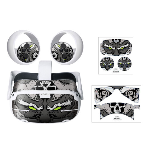 For Oculus Quest 2 VR Sticker Headset Virtual Reality Cartoon ...