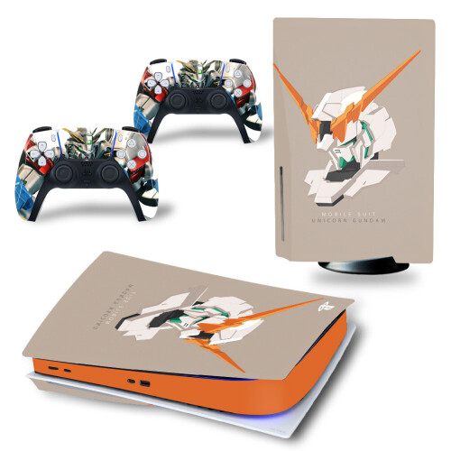 Gundam PS5 Disc Edition Skin Sticker Decal For PlayStation 5 Console ...