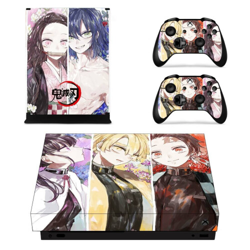 Demon Slayer Kimetsu no Yaiba Cover Skin Console & Controller Decal ...