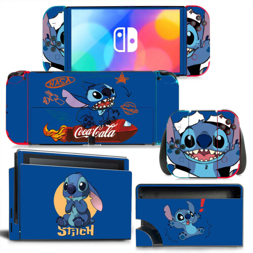 Stitch Lilo & Stitch Skin Cover Sticker Decal for Nintendo Switch OLED ...