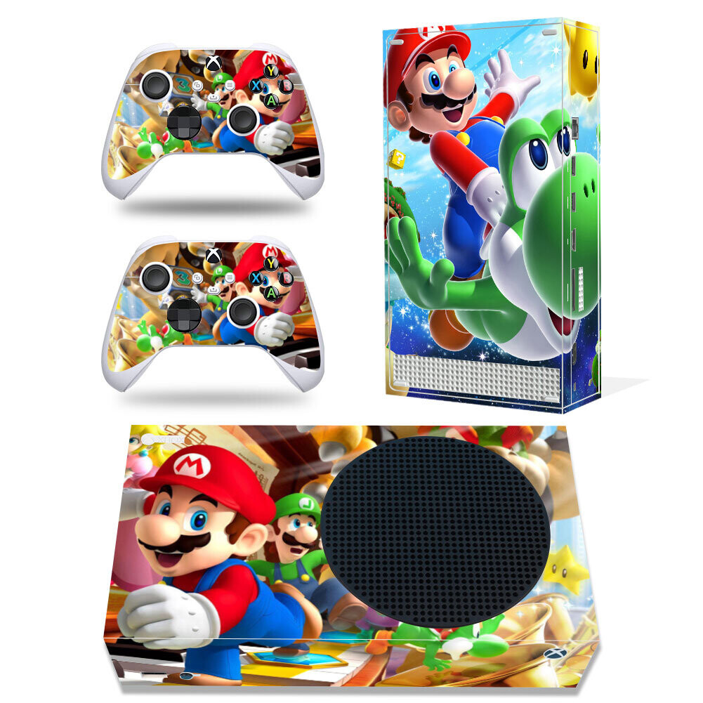 Crayou Shin-Chan Mario Skin Sticker Decal Cover for Xbox Series S ...