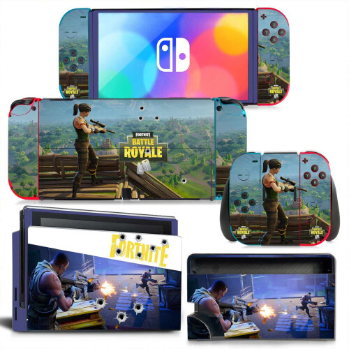 Shooting Game Fortnite Skin Cover Sticker Decal for Nintendo Switch ...