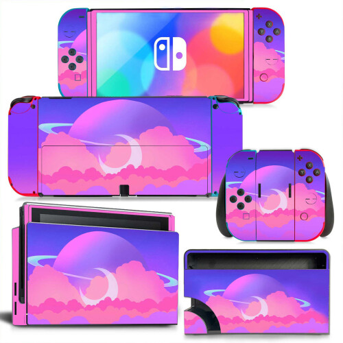 Customize Game Anime Cartoon Cute Pink Metroid PVC Skin Sticker For ...
