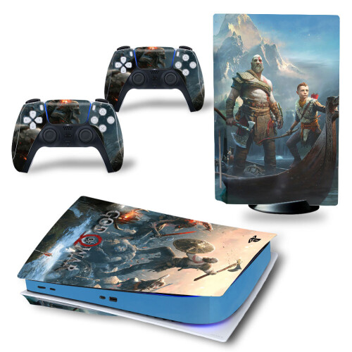 God War Fighter Game PS5 Skin Sticker PS5 Disk Version Skin Sticker ...