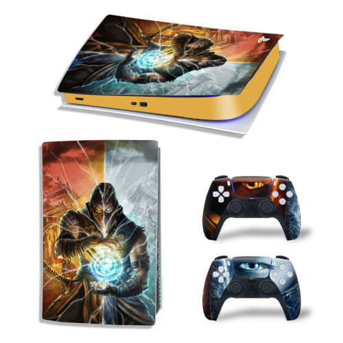 MK11 Scorpions PS5 Disk decal PS5 digital Skin Sticker For PlayStation ...