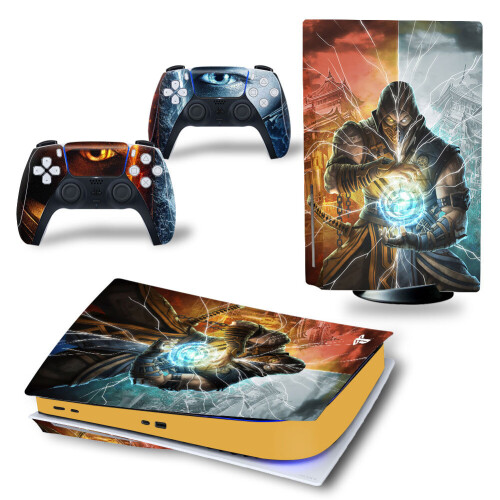 MK11 Scorpions PS5 Disk decal PS5 digital Skin Sticker For PlayStation ...