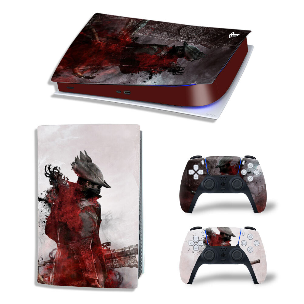 Bloodborne PS5 Skin sticker decals PS5 Disk Digital Version Skin ...