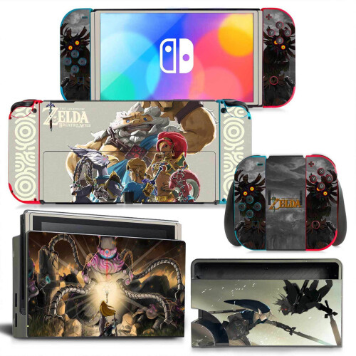 For Switch Oled LINK PVC Skin Sticker Decal Cover Console DualSense ...