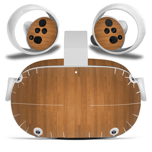 Wood design for Oculus Quest 2 VR Sticker Headset Virtual Reality ...